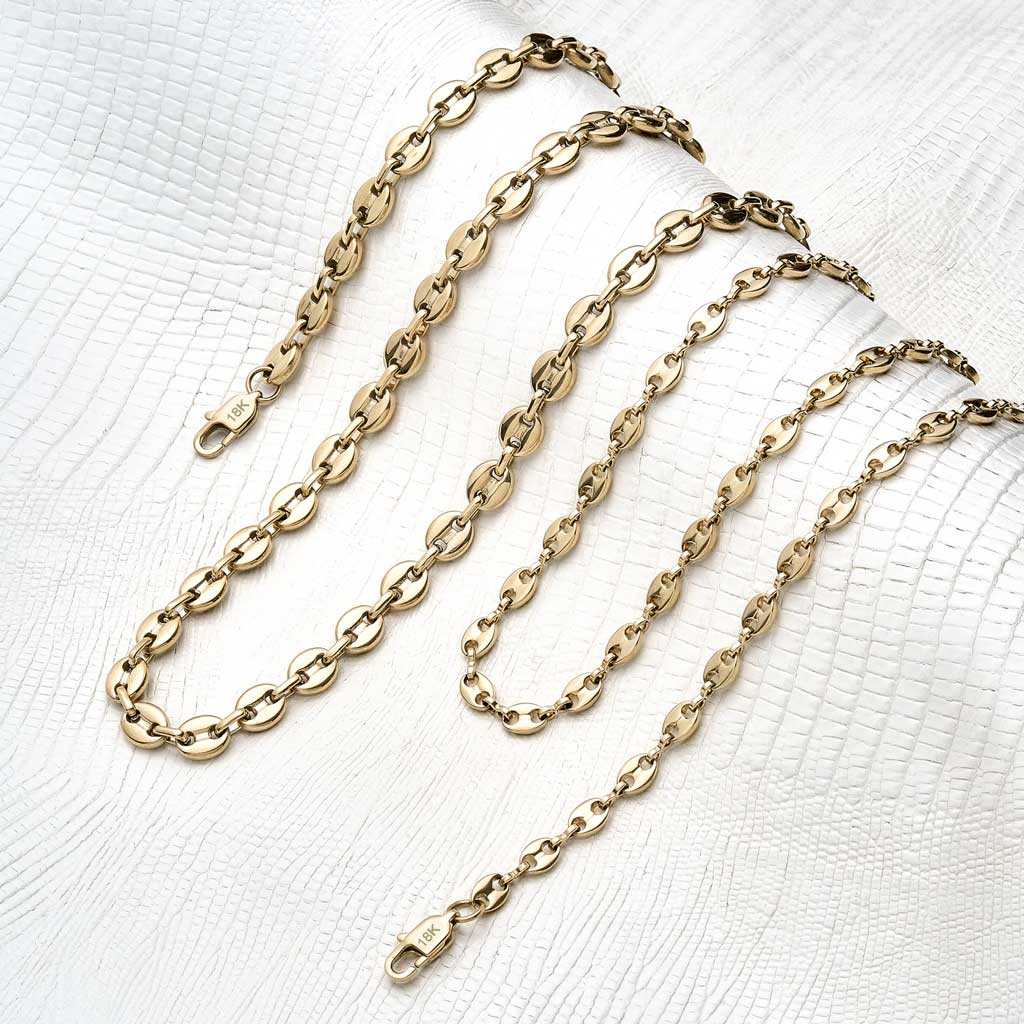 Cadena Ancla Oro Laminado – Goldier.co